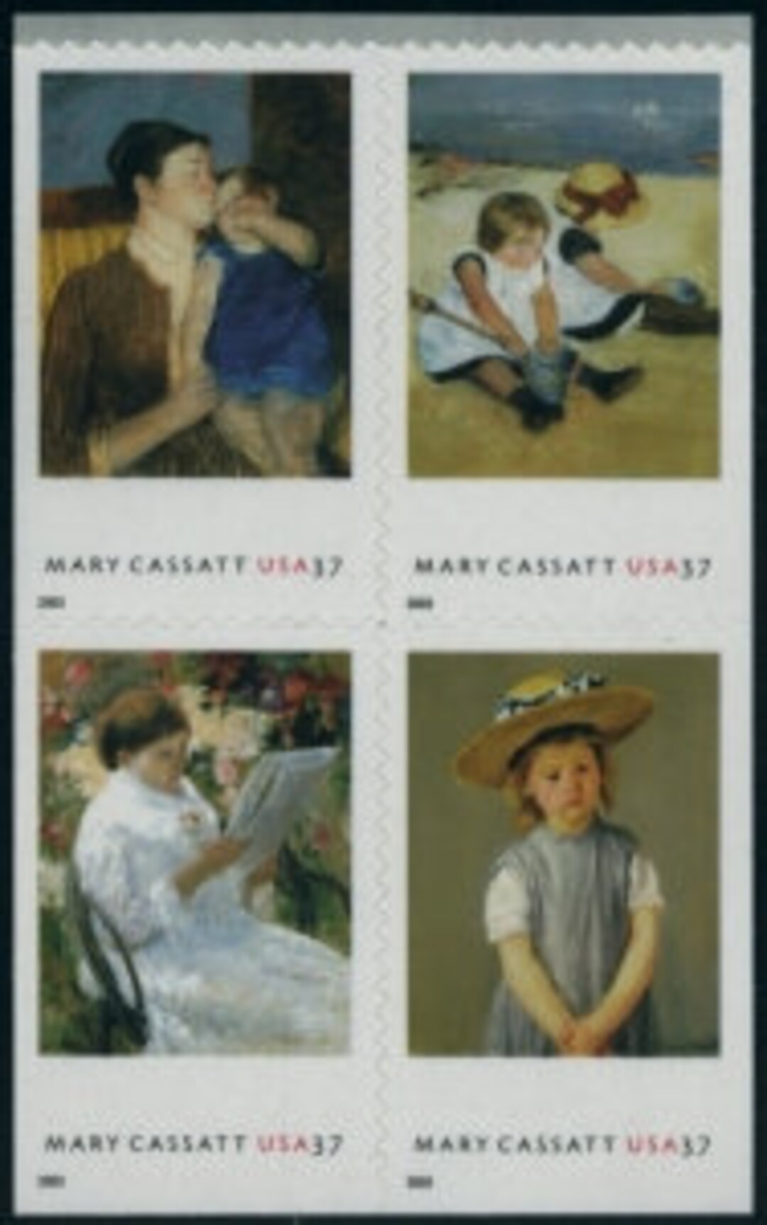 8x MARY CASSATT Artist Female Painter 4 Diff 2003 37c Unused - Etsy