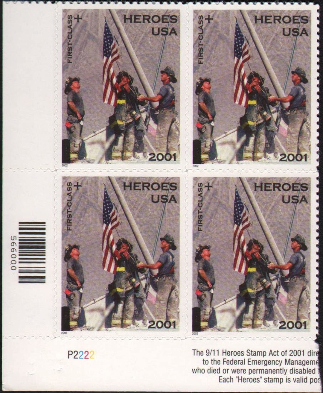9/11 HEROES New York World Trade Center FIRST RESPONDERS Fireman 2002 ...