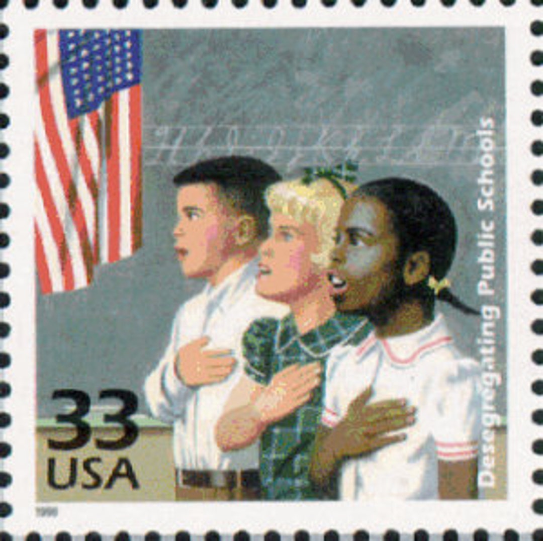 4x SCHOOL DESEGREGATION Civil Rights Supreme Court 1950's 33c Unused ...