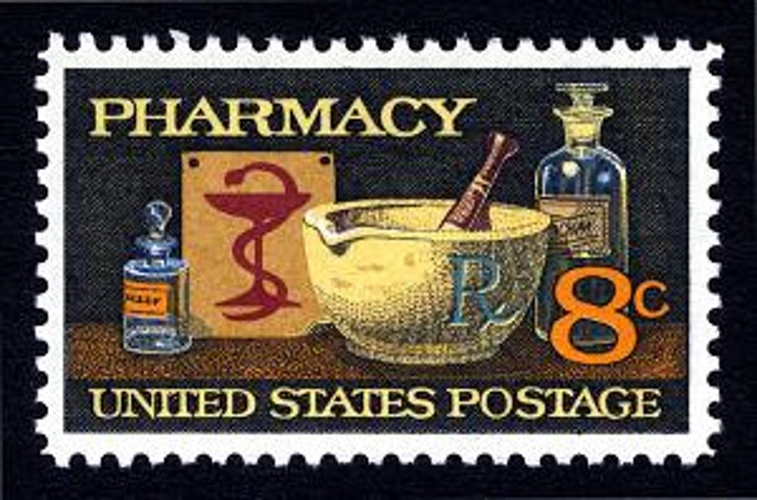 20x PHARMACY Medicine Medical Gift for Pharmacist 1972 8c Unused ...