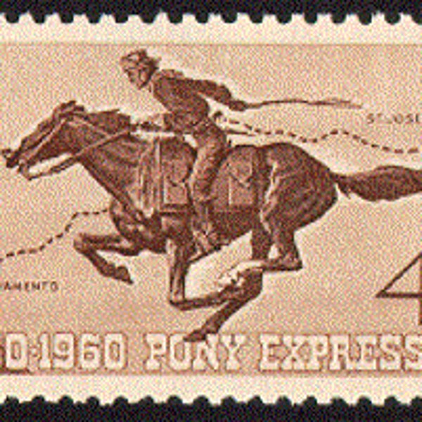 Pony Express Mail - Etsy