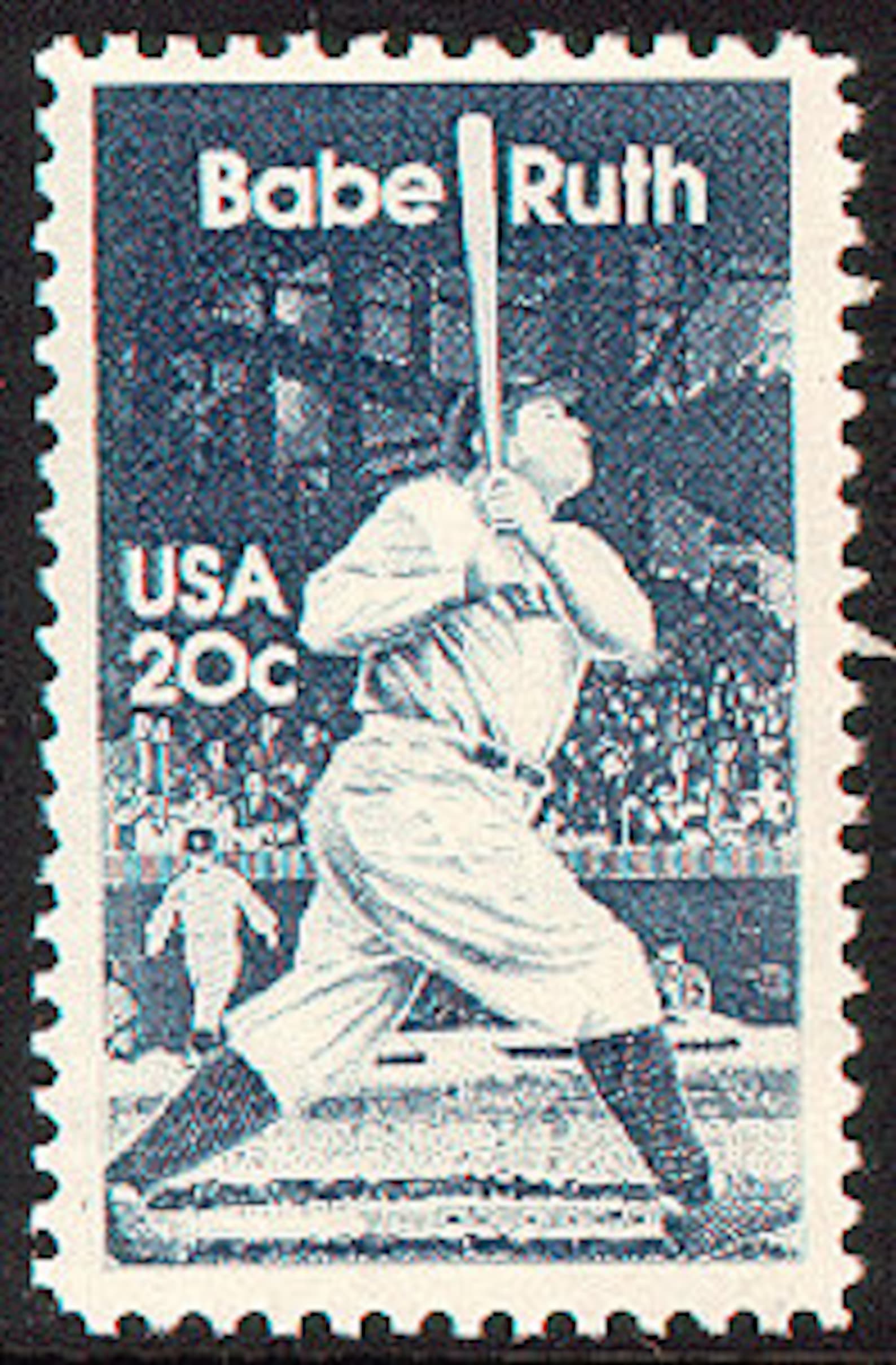 10x BABE RUTH Baseball 1983 20c stamp Vintage Postage Stamps | Etsy 10x BABE RUTH Baseball 1983 20c stamp Vintage Postage Stamps | Etsy
