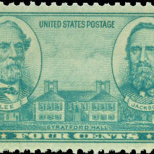 25x US ARMY HEROES Military West Point 5 Different Unused 1936 Postage ...