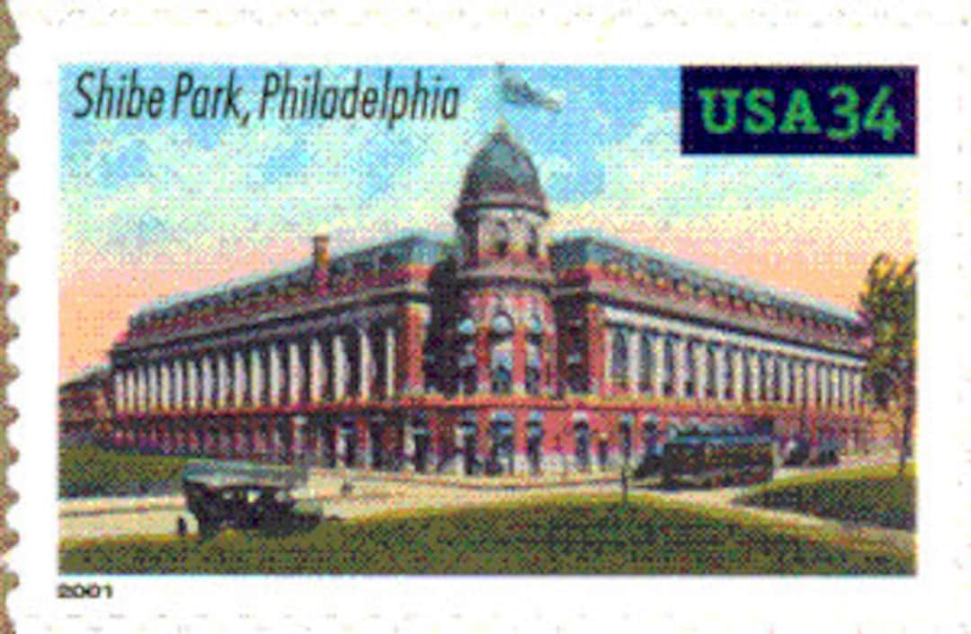 5x BASEBALL PHILADELPHIA Phillies SHIBE Park 2001 34c Unused Postage ...