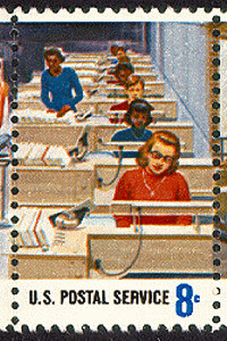 10x USPS POST OFFICE Machine Sorting 1973 8c Unused Postage - Etsy