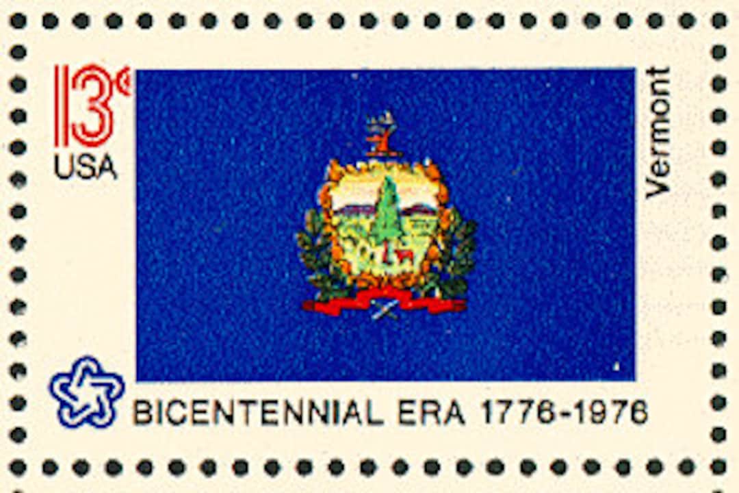 10x VERMONT FLAG 1976 13c Unused Postage Stamp Free Shipping! #1 Source ...