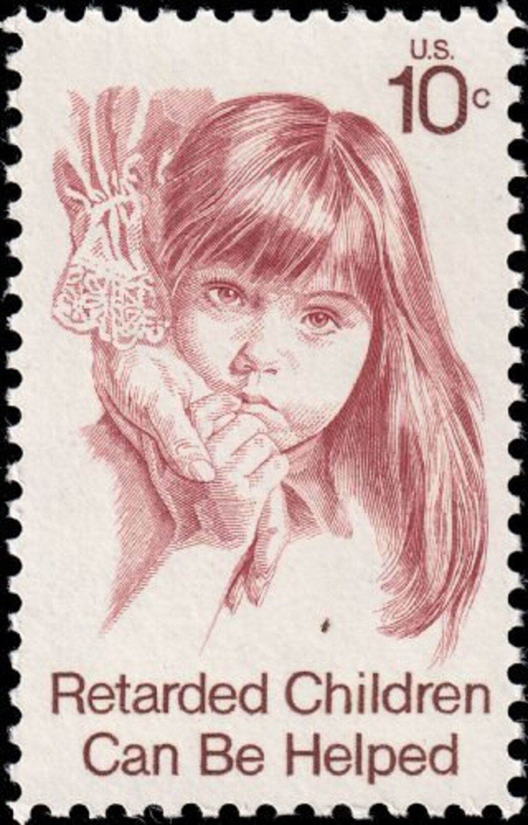 20x RETARDED CHILDREN Can Be Helped 1974 10c Unused Postage Stamp Free Shipping 1 Source for ...