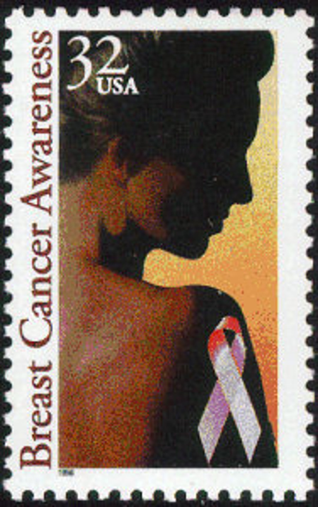 6x Breast Cancer Awareness MEDICAL 1996 32c Stamp Free Shipping Your 1 ...
