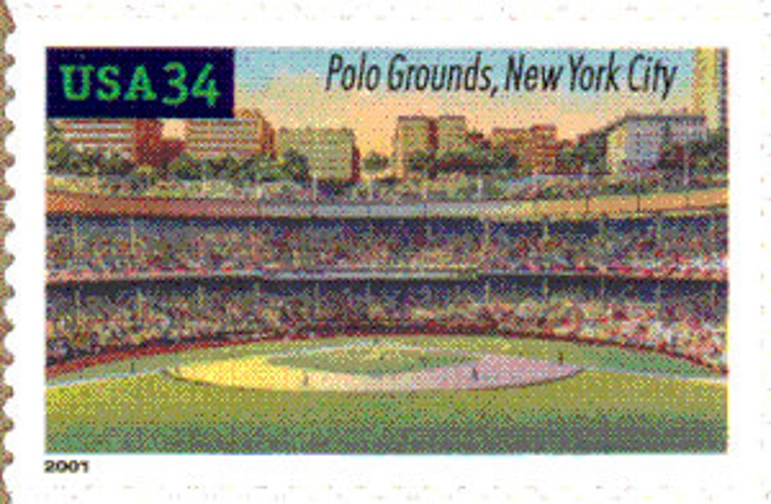 5x New York City POLO GROUNDS Baseball Stadium 2001 34c Unused Postage ...