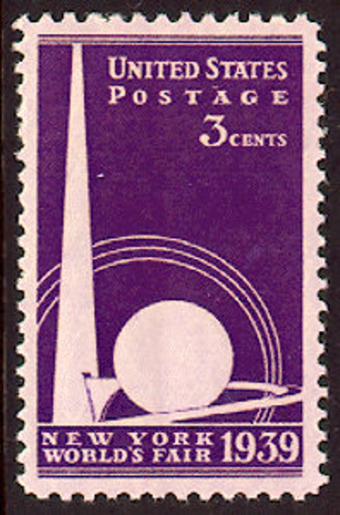 15x NEW YORK World's Fair Trylon 1939 3c Unused Vintage Postage Stamp ...