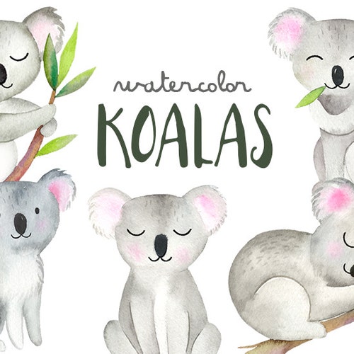 PNG Australian animals Clipart tree branches Koala Clipart Children ...