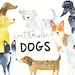 Watercolor Dogs Clipart | Pets Clip Art - Watercolor Animals - Puppies ...