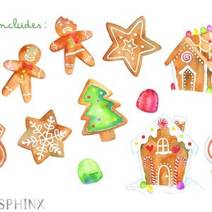 Christmas Cookies Clipart | Gingerbread Man Clip Art - Holiday ...