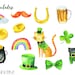 Watercolor St. Patty's Clipart St. Patrick's Day Clip Art Lucky ...
