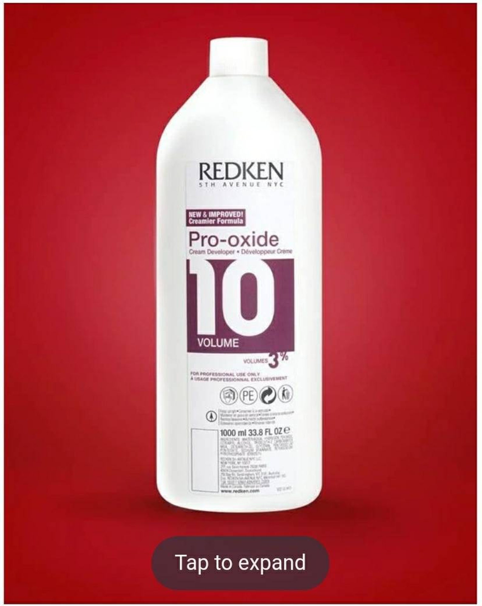Redken 10 Volume Developer Creme. 1 Liter | Etsy