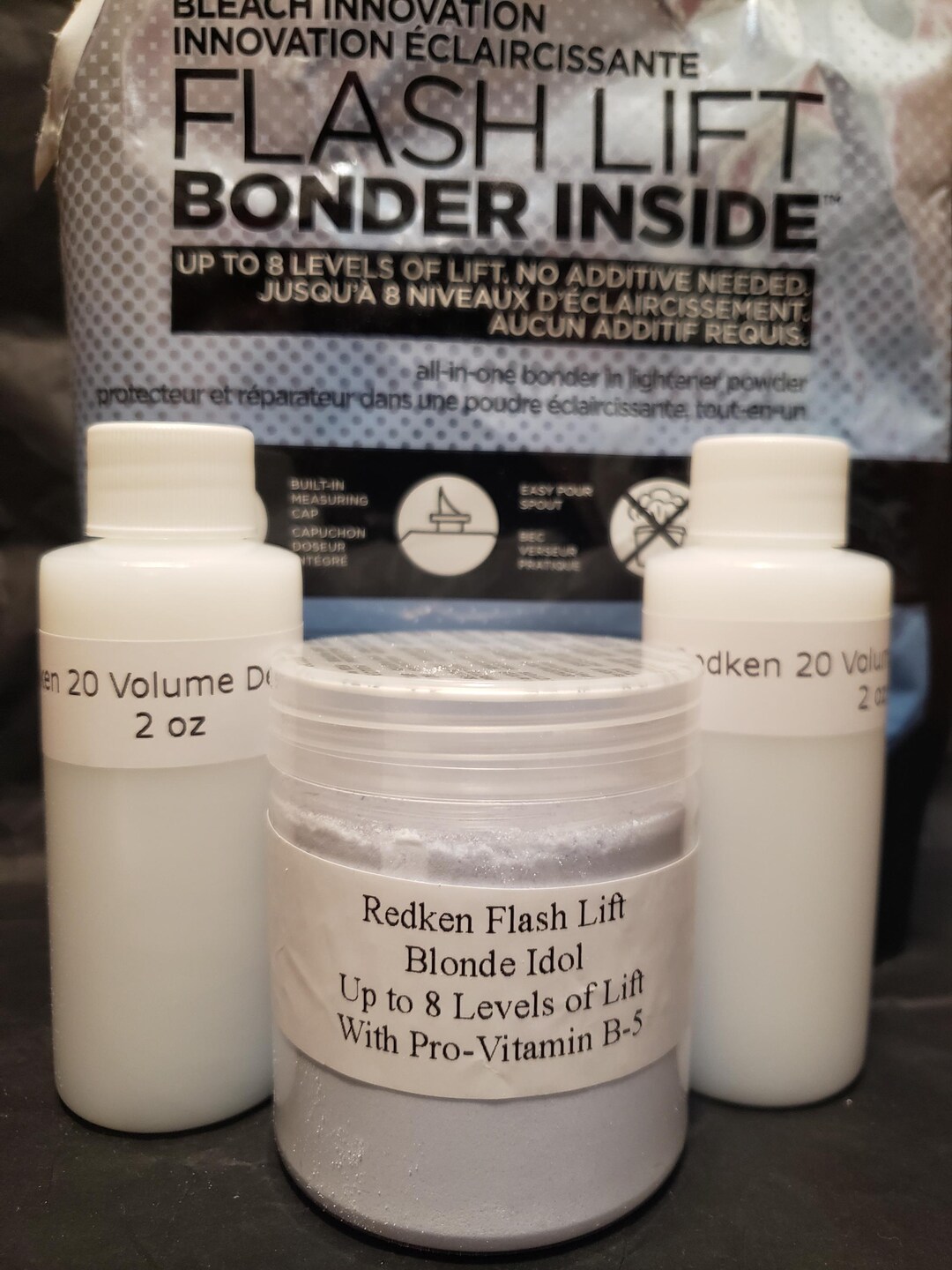 DIY Flashlift Hair Lightener Set With Developer Worry-free Shipping - Etsy