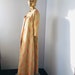 Vintage 70s Luxurious Shiny Metallic Brocade Evening Coat Dress Sz Med ...