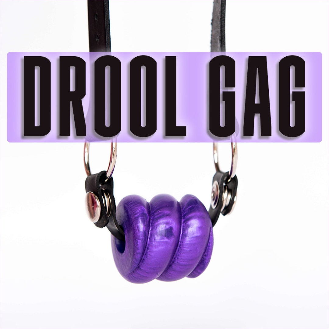 Pearlescent Drool Gag Made for More Sexy Drool BDSM Kit Silicone Ball ...