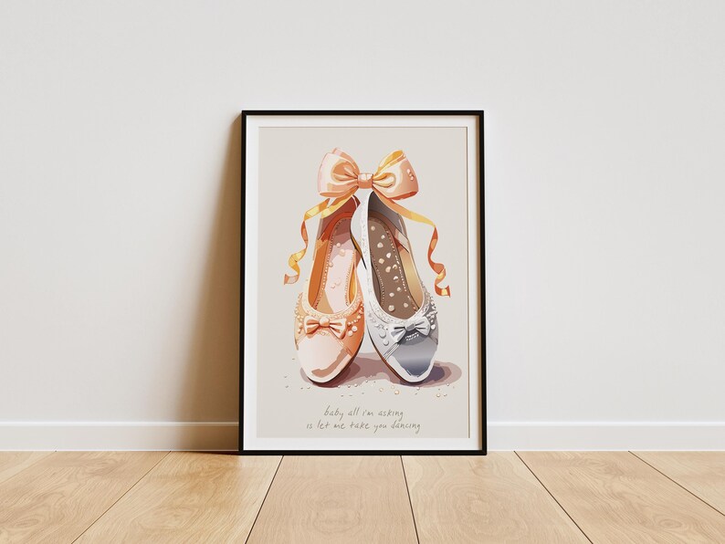 Take You Dancing Jason Derulo Lyrics Music Poster Ballet Shoes Digital ...