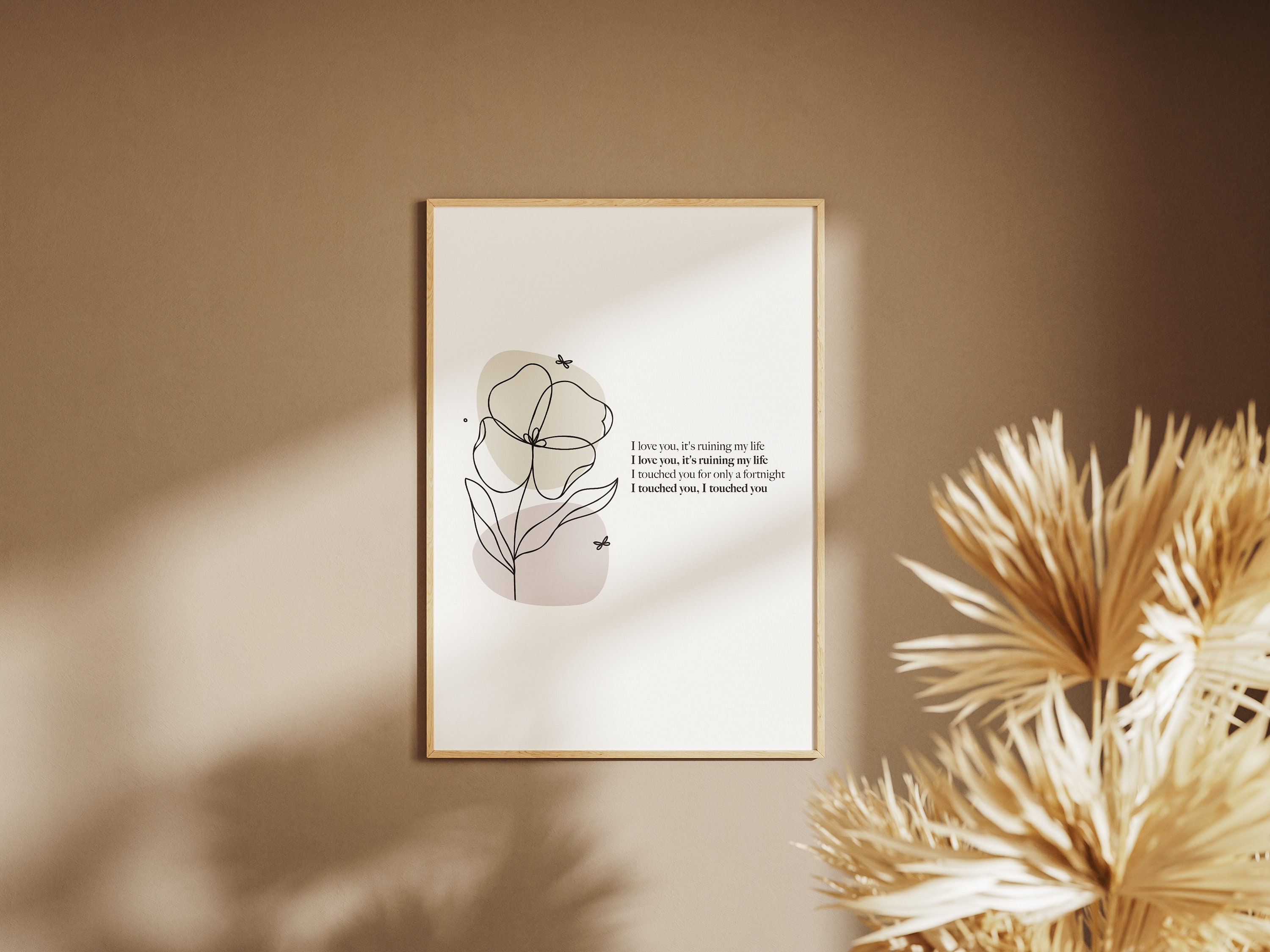 Taylor Swift Fortnight Lyrics Poster Digital Download Elegant Wall Art ...