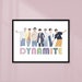 BTS Poster Dynamite Outline Printable Wall Decor Pop Music Kpop ...