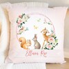 Personalized Woodland Animals Baby Swaddle, Name Swaddle Gift Idea for ...
