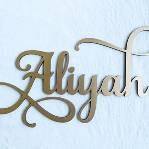 Name Sign, Laser Cut Name, Large Name Sign, Wooden Letter Sign, Wooden ...