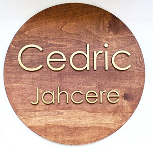 Name Sign, Laser Cut Name, Large Name Sign, Wooden Letter Sign, Wooden ...