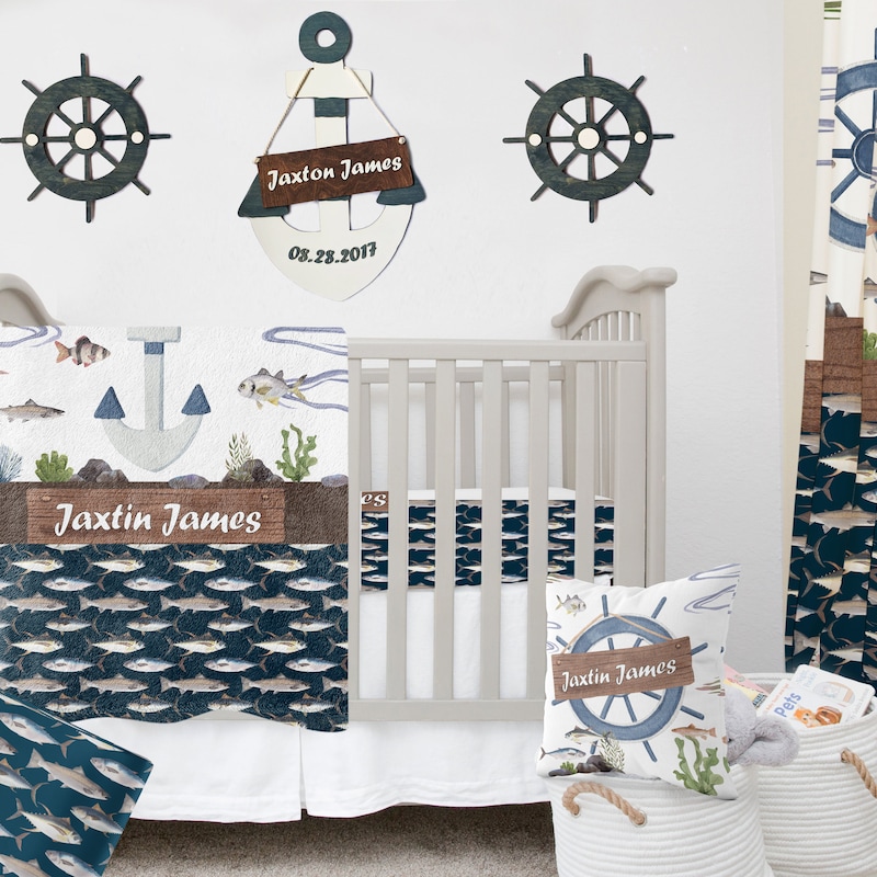 Under the Sea Crib Sheet - Etsy