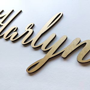 Name Sign, Laser Cut Name, Large Name Sign, Wooden Letter Sign, Wooden ...