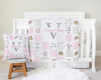 Girl Crib Bedding - Etsy