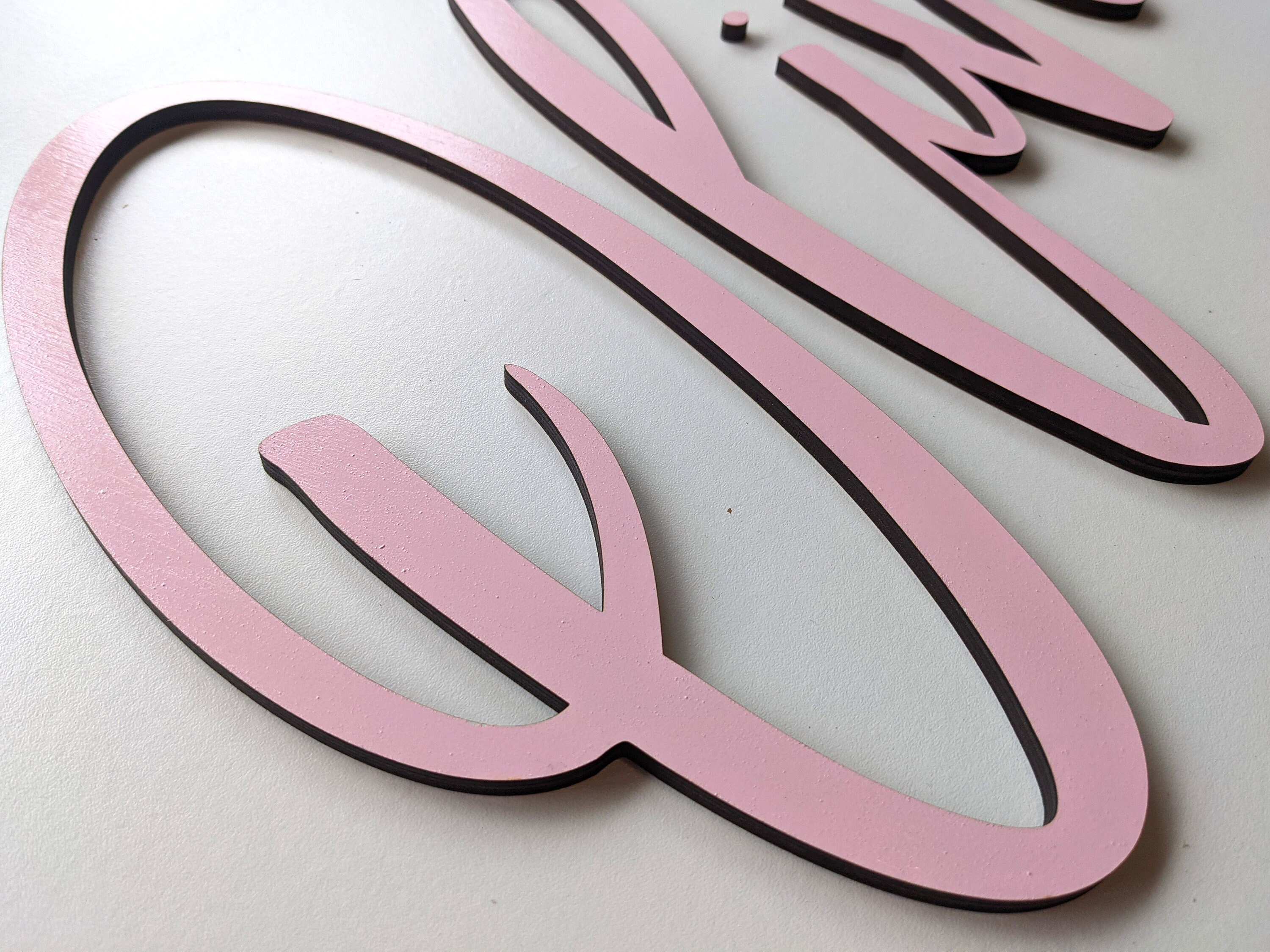 Laser Cut Name Large Name Sign Wooden Letter Sign Wooden - Etsy