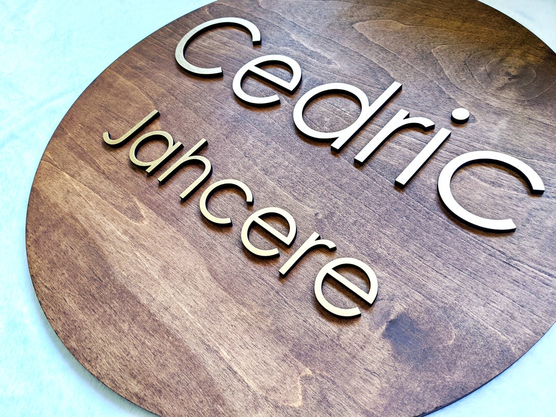 Laser Cut Name Large Name Sign Wooden Letter Sign Wooden - Etsy