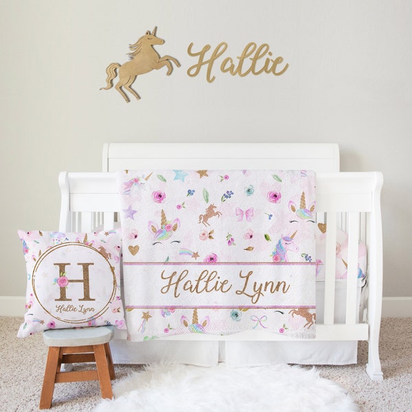 Unicorn Baby Bedding - Etsy