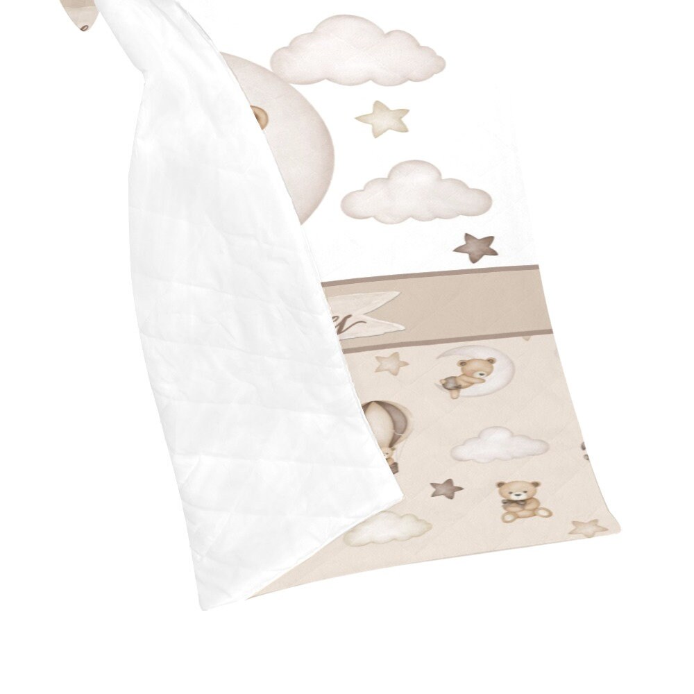 Teddy Bear Monogrammed Quilt Teddy Bear Bed Cover - Etsy