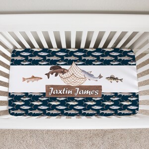 Fishing Crib Bedding Nautical Boy Crib Bedding Set Crib - Etsy