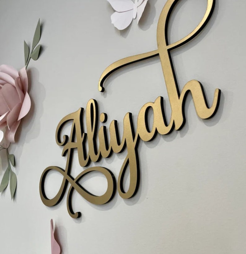 Name Sign Laser Cut Name Large Name Sign Wooden Letter - Etsy