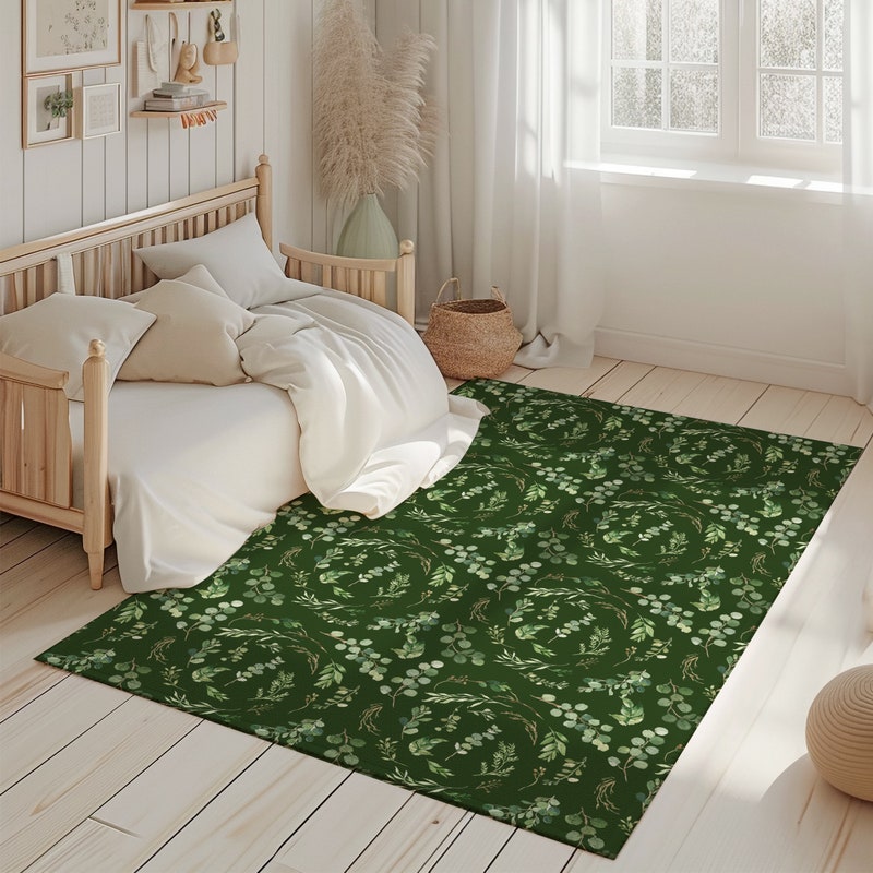 Modern Green Area Rugs - Etsy