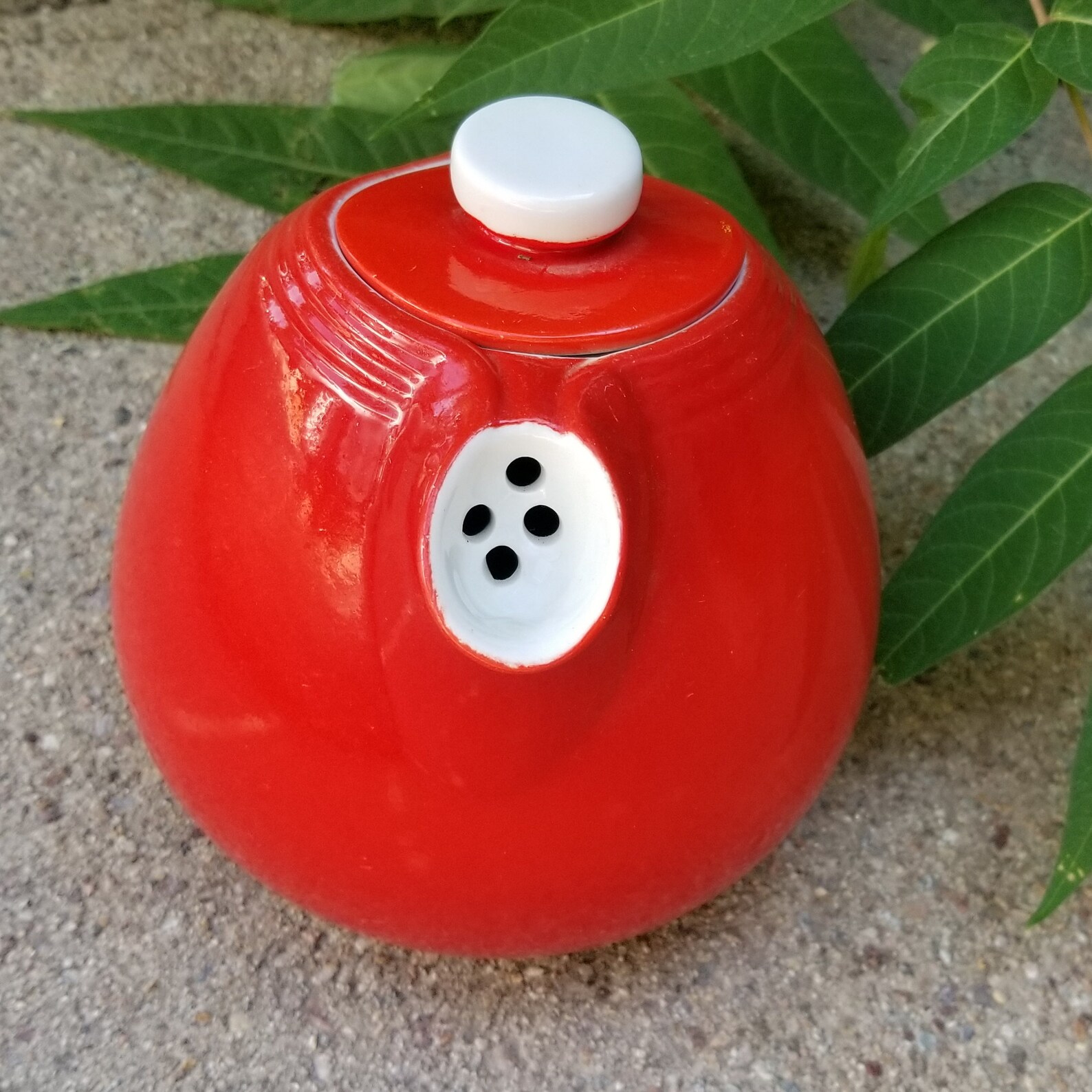 Halls China Sani-grid Pert Chinese Red Set: Teapot Salt & - Etsy