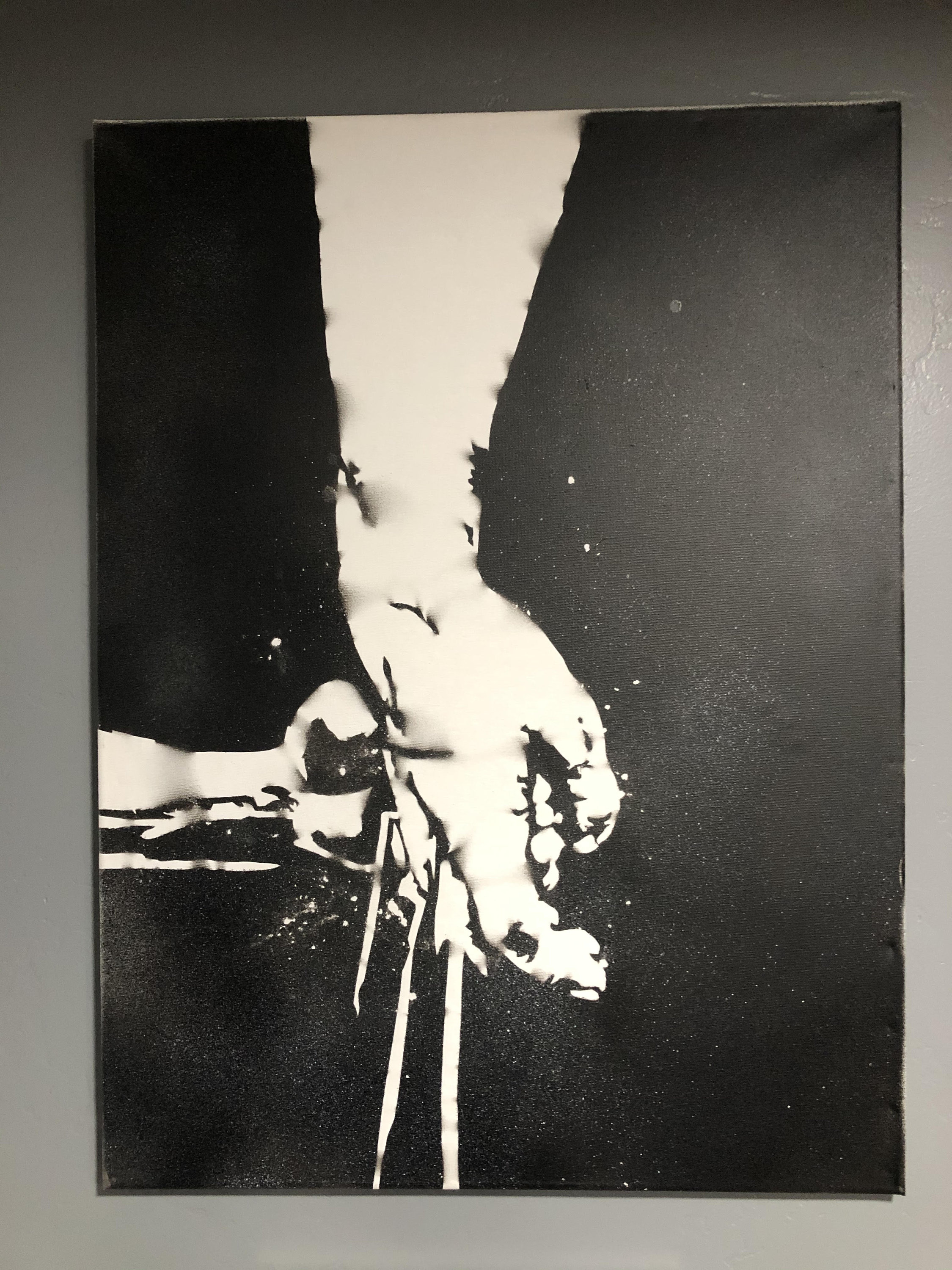 Logan wolverine Stencil Painting Spray Paint on Canvas - Etsy