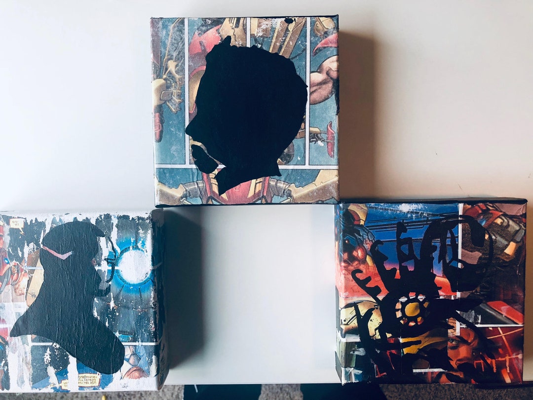 Iron Man / Tony Stark Stencil Painting - Etsy