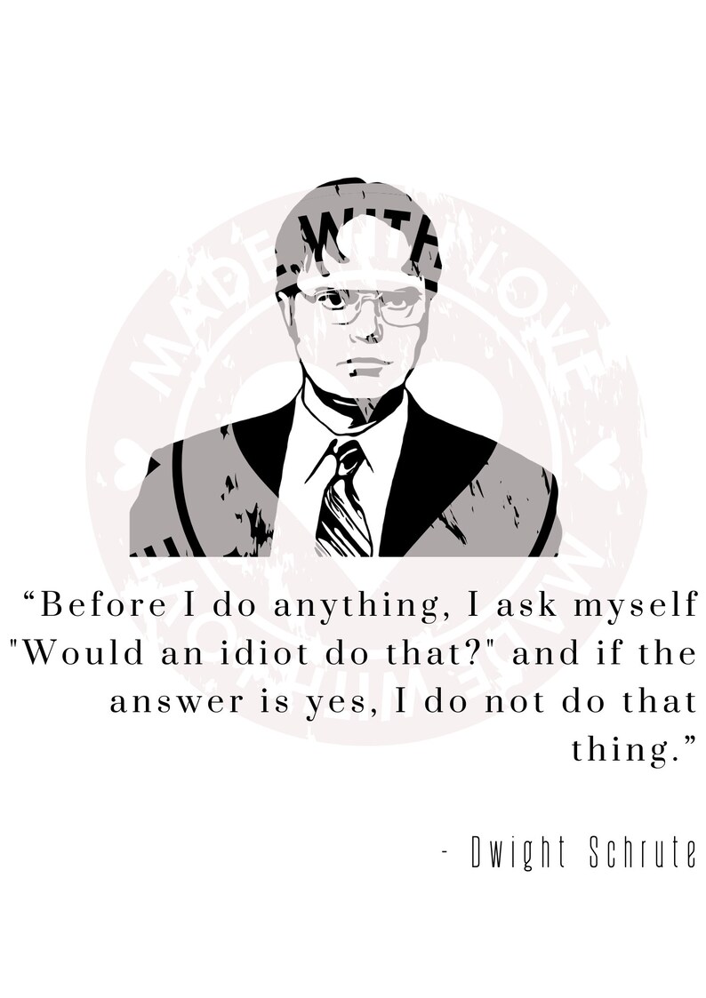 The Office Inspired Wall Decor, the Office Room Decor, Gift for Office ...