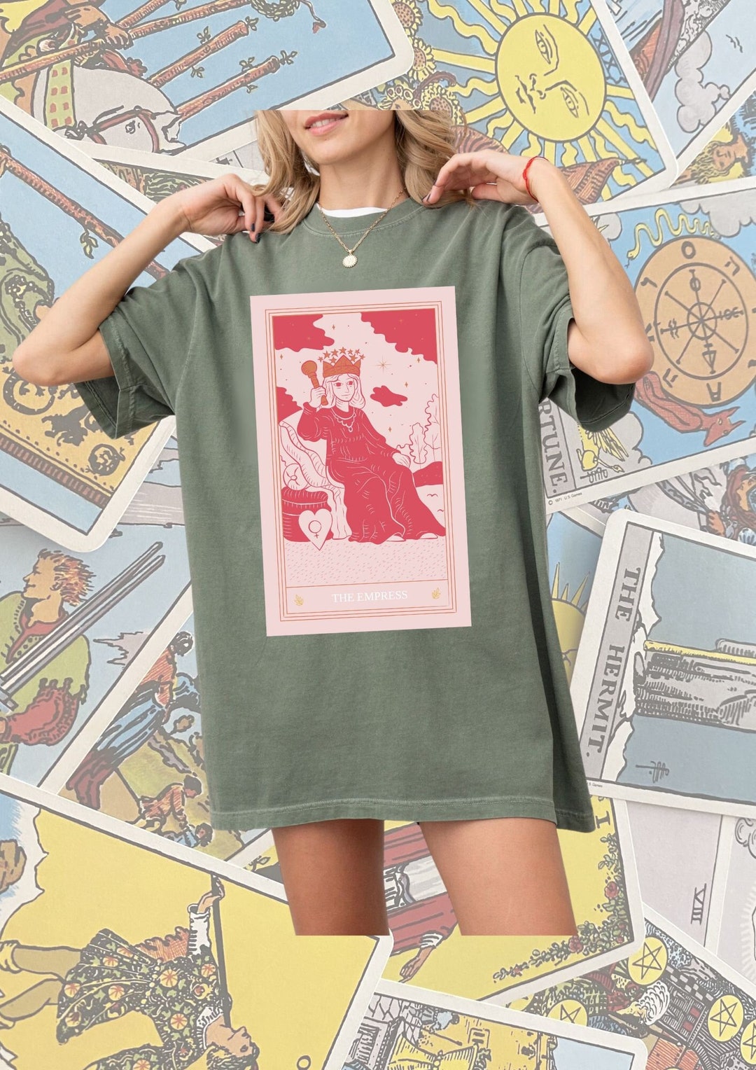 The Empress Tarot Card Shirt, Fertility Shirt, Gift for Fertility, the ...