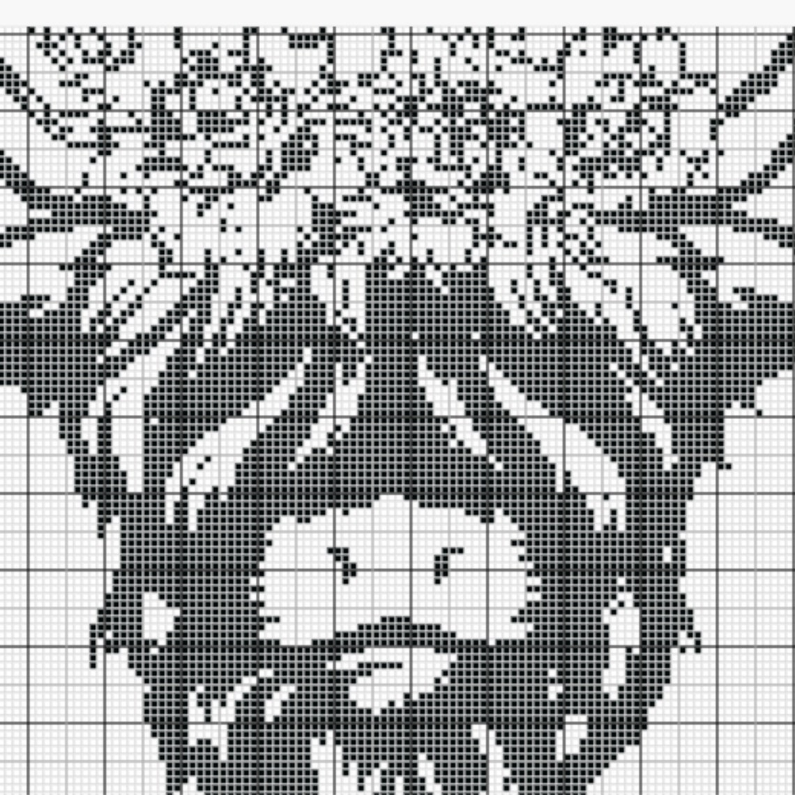 Set of 4 Highland Cow Graphs Single Crochet or C2C Graph Highland Cow ...