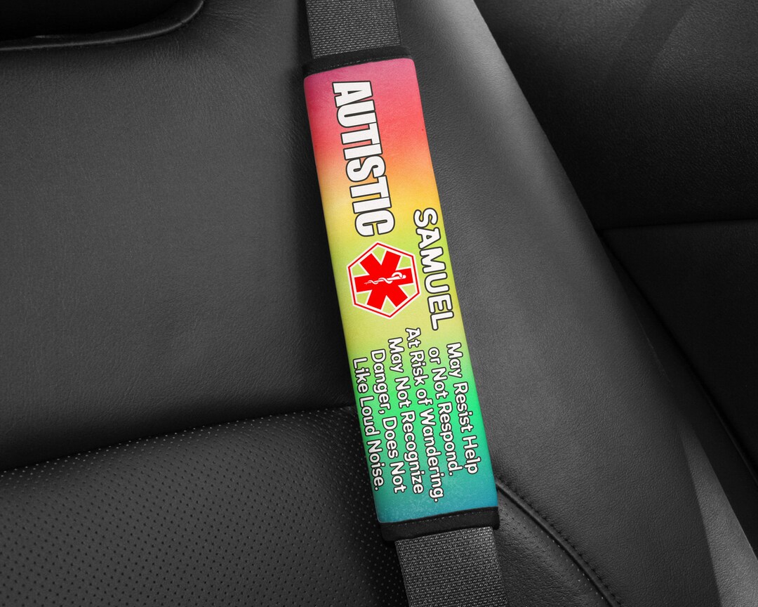 Autism Awareness. Special Needs Seat Belt Cover, Autistic Seat Belt ...