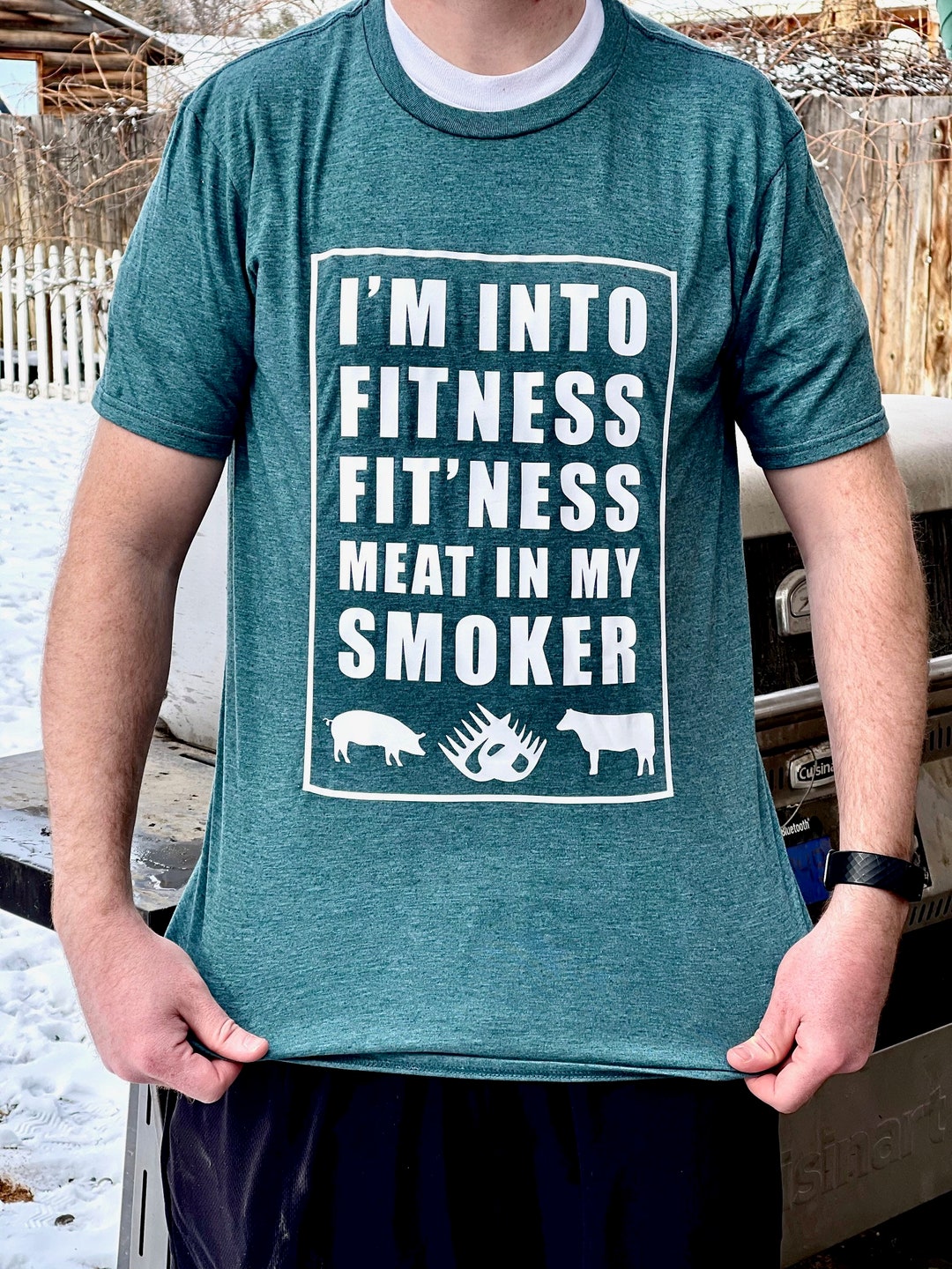 Fitness Shirt, Smoker Shirt, Fitness in My Smoker Shirt, Fathers Day ...