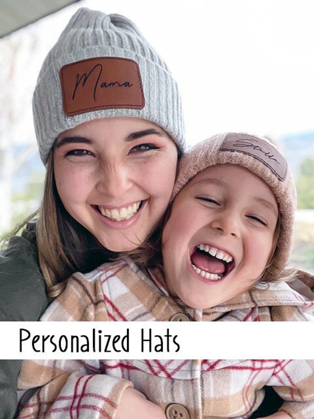 Personalized Adult Hats- Custom Name Hat- Winter Gift- Custom Knit Hat ...