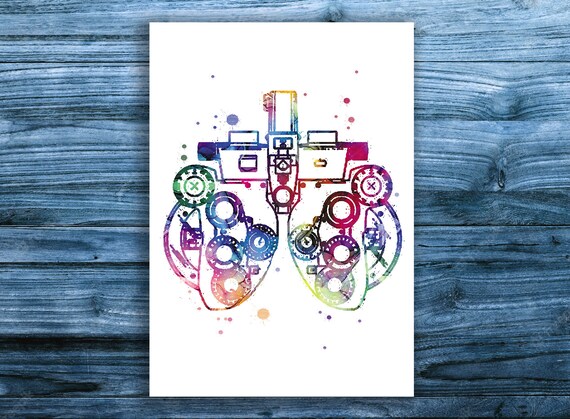 Poster Device Optometry Optician Poster Optometrist Gift | Etsy