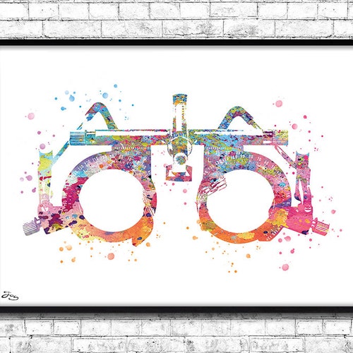 Eyeglasses Watercolor Print Optometrist Gift Optician Poster - Etsy