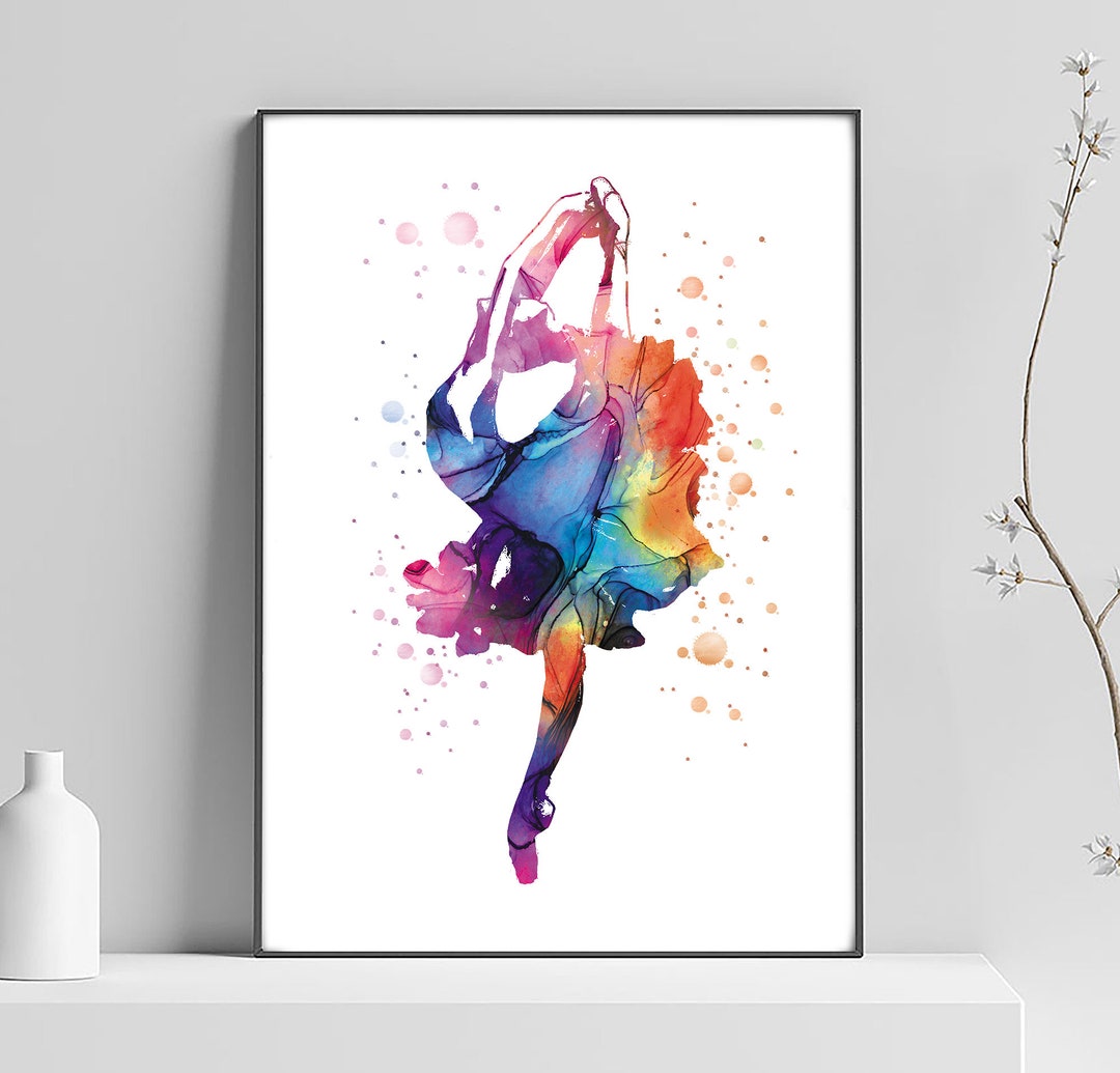 Ballerina, Classical Dance Poster, Star Dancer, Birthday Gift ...